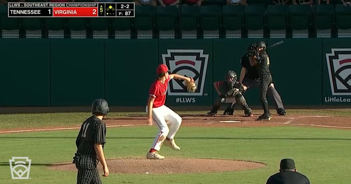 Ryan Bahr's ten strikeouts - Little League