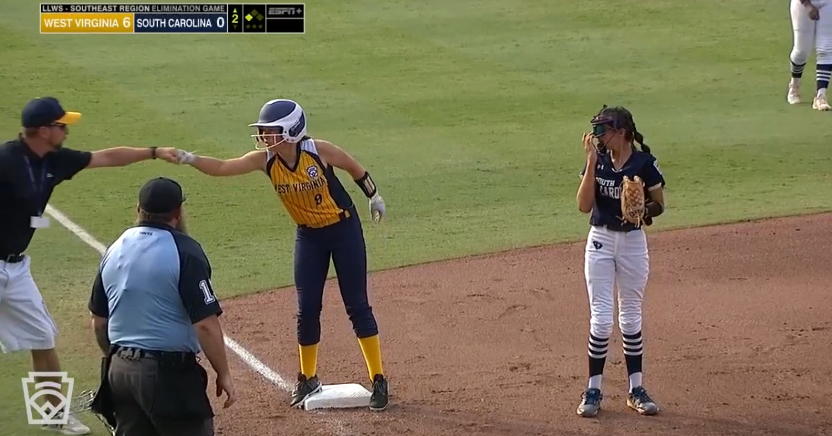 Addison Starr's leadoff triple - Little League