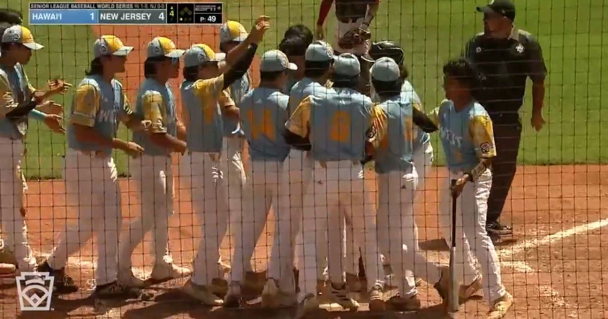 Solo homer to get Hawaii on the board - Little League