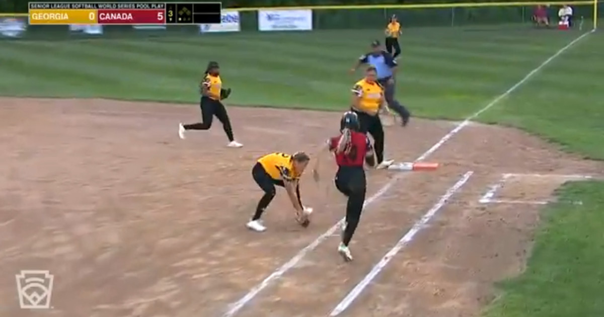 Kaylee Macdonald's out in the 3rd - Little League