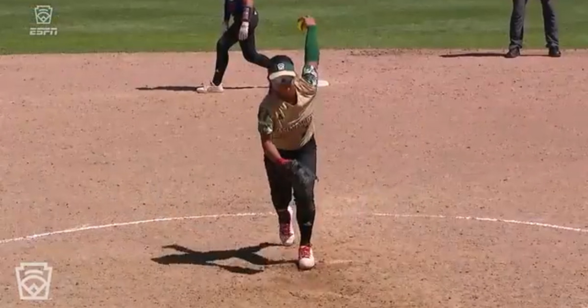 Erica Arnaiz strikes out 11 in the win - Little League