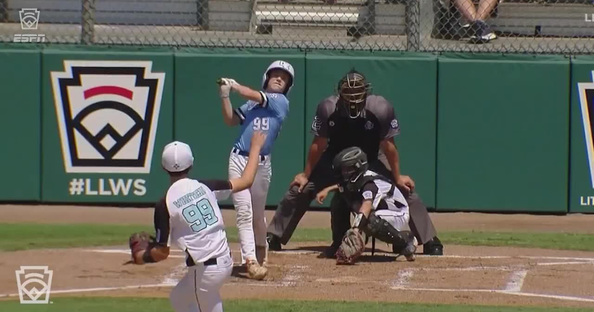 Jayce Kent's bases-clearing double - Little League