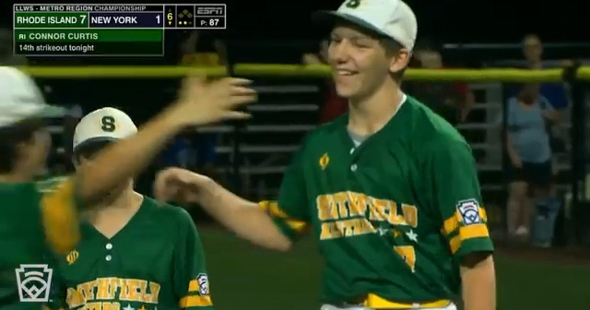 Connor Curtis' strikes out 14 - Little League