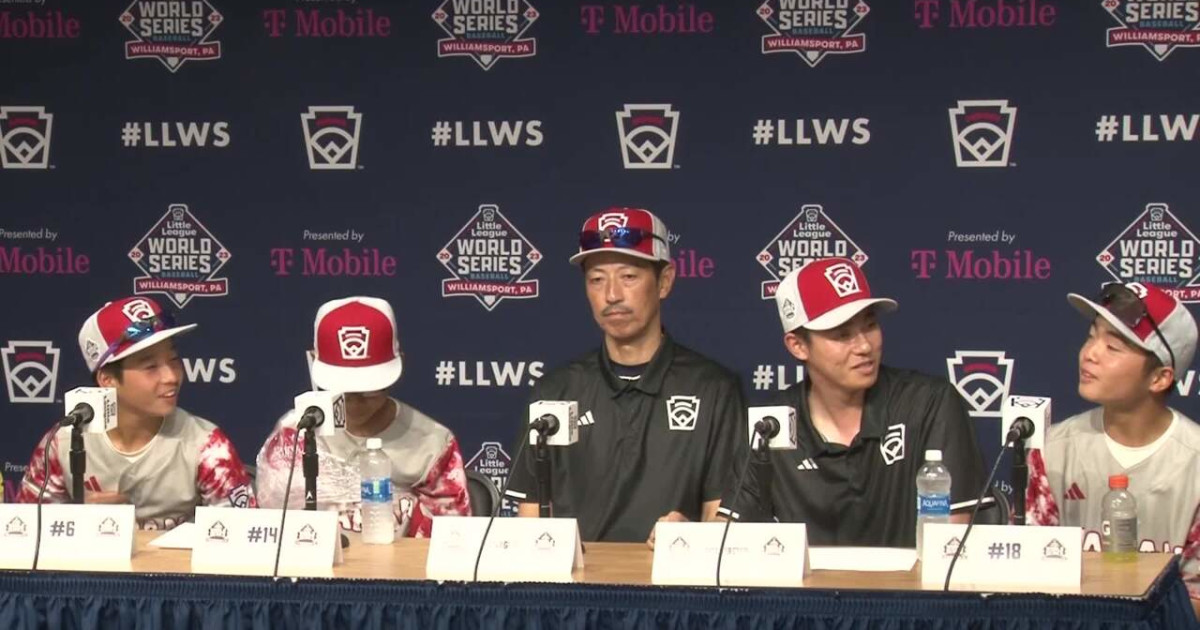 Game 3: Japan Press Conference - Little League