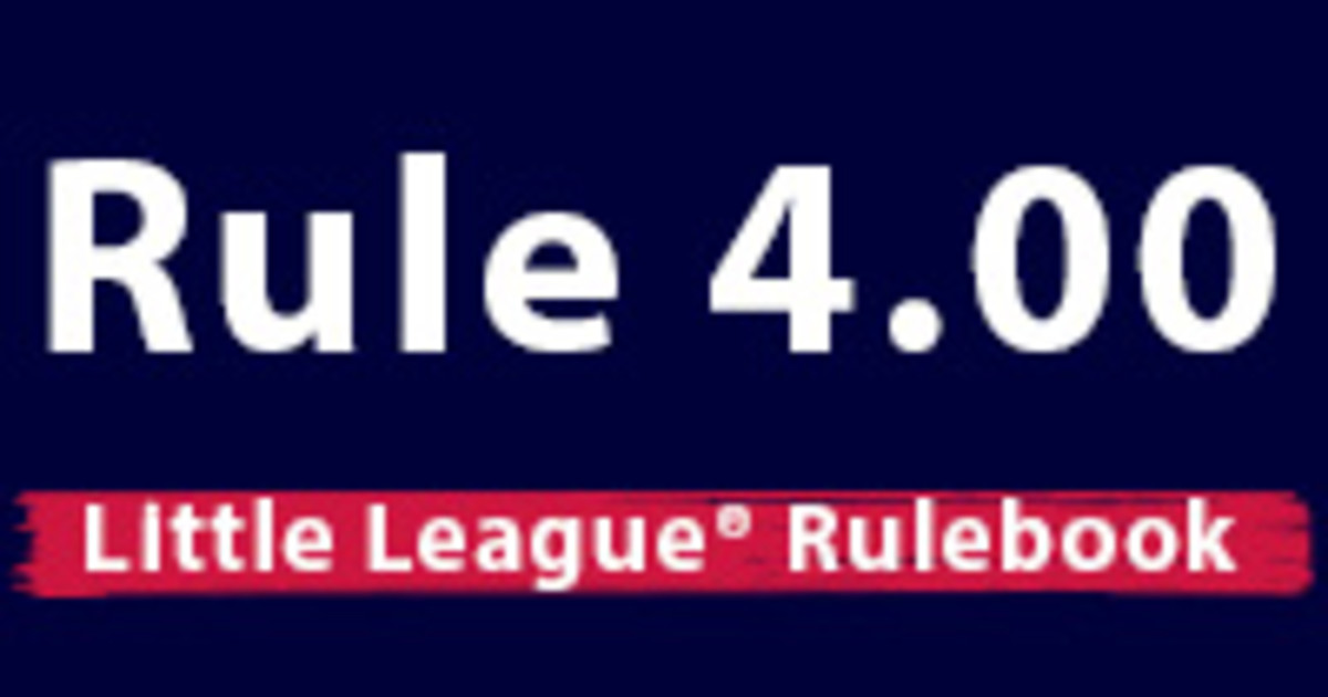 Rule 4.00: Beginning and Ending the Game FAQs - Little League