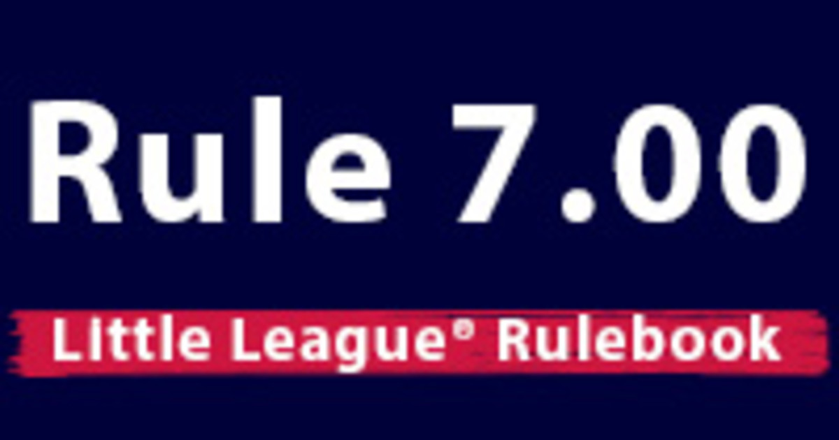 Rule 7.00: The Runner FAQs - Little League