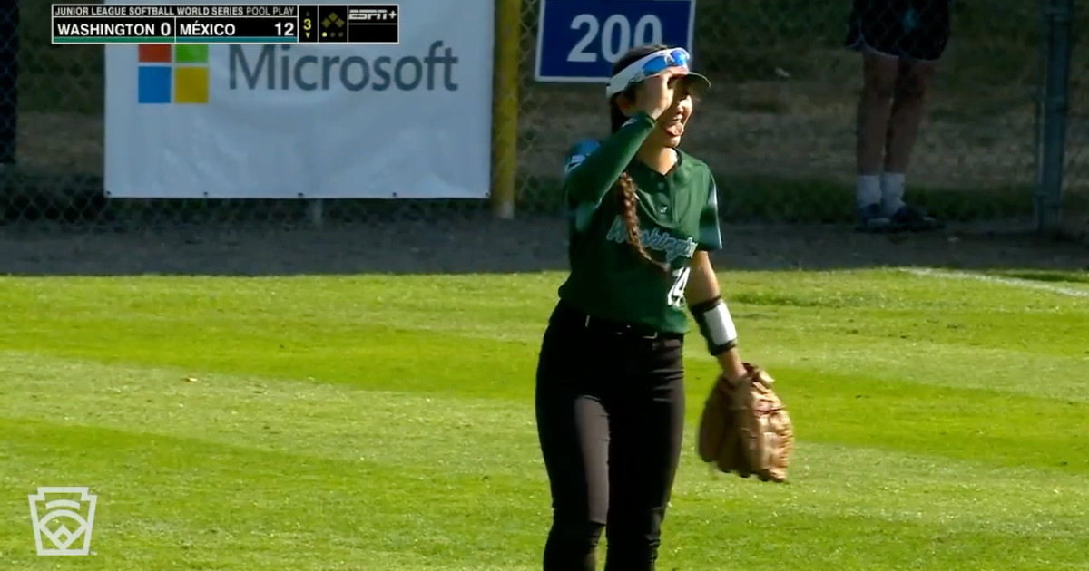 Felicia Kotsakis' catch - Little League