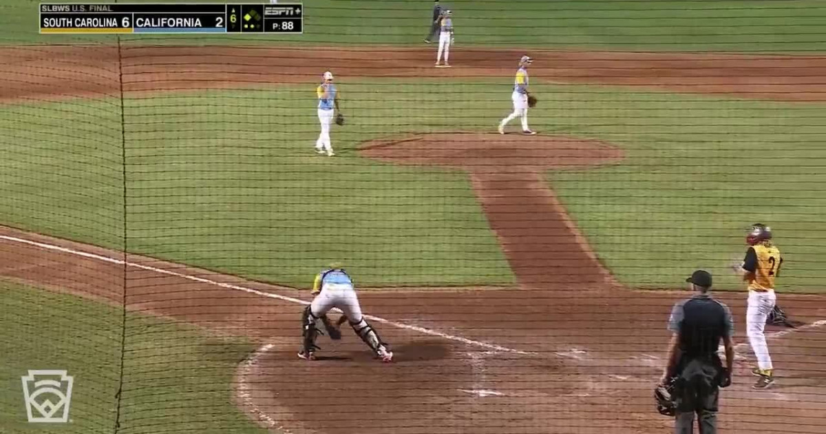 Weston Plotner's sac fly - Little League