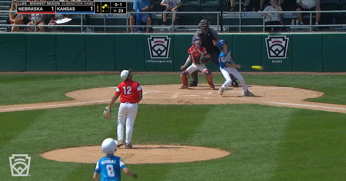 Levi Kinsley's sac fly - Little League