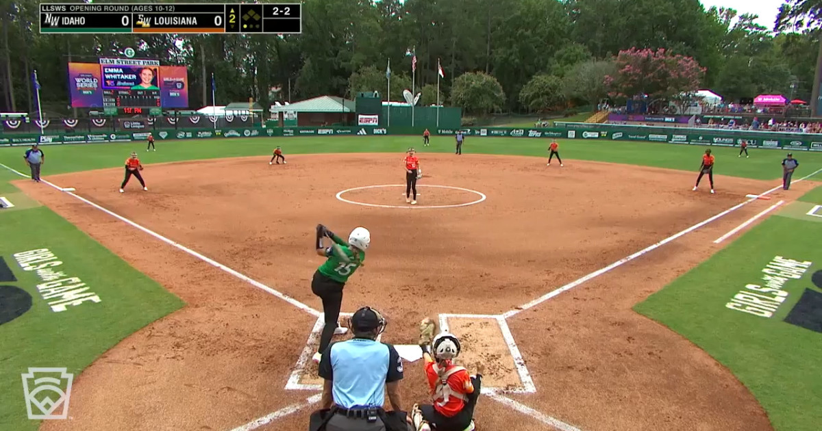 Ansley Johnson's day on the mound - Little League