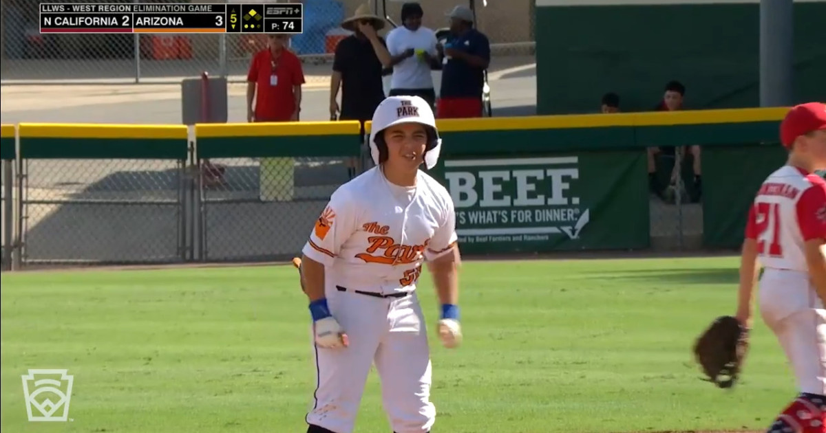 Elijah Rodriguez's go-ahead double - Little League