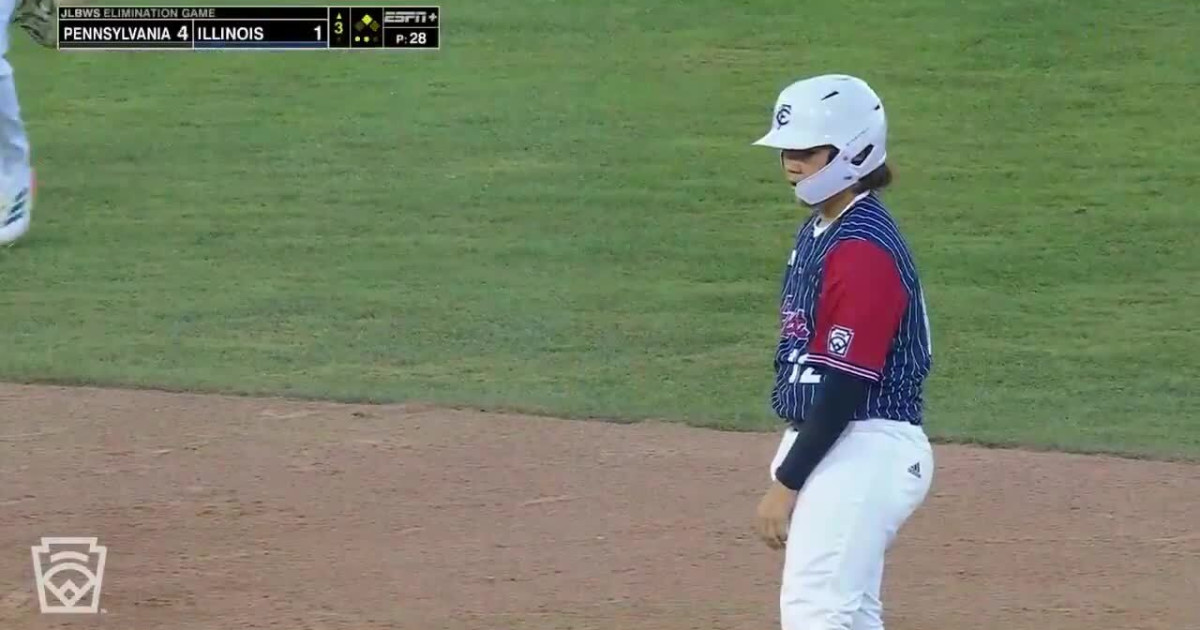 Jackson McCall's two-run double - Little League
