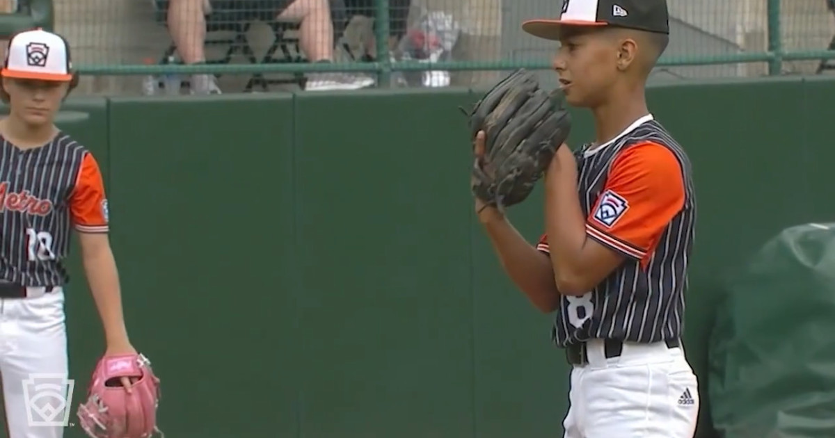 Jake Romero's day on the mound - Little League