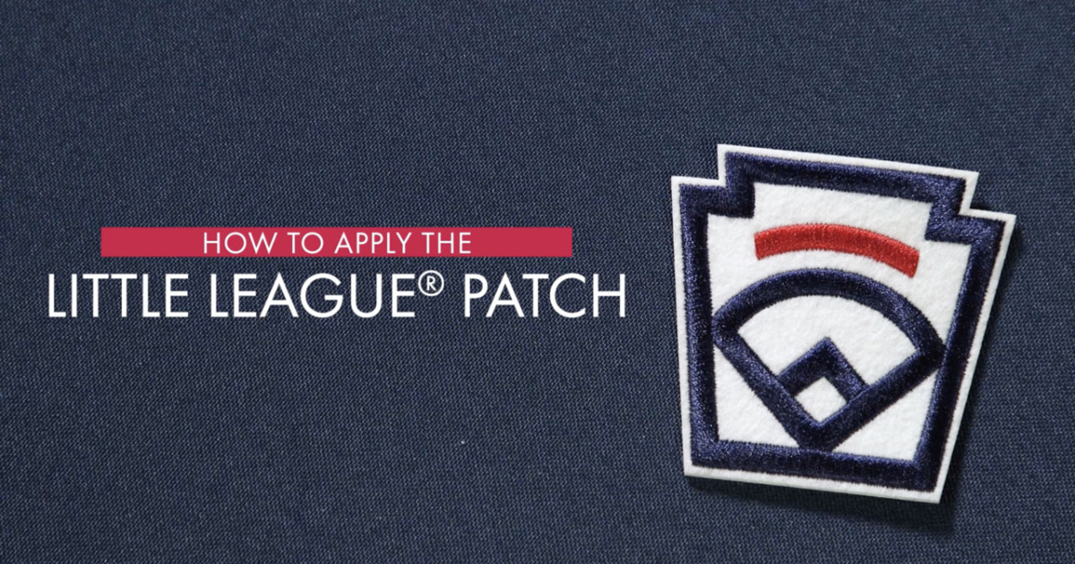 How do I apply an Iron-on Patch? - Little League