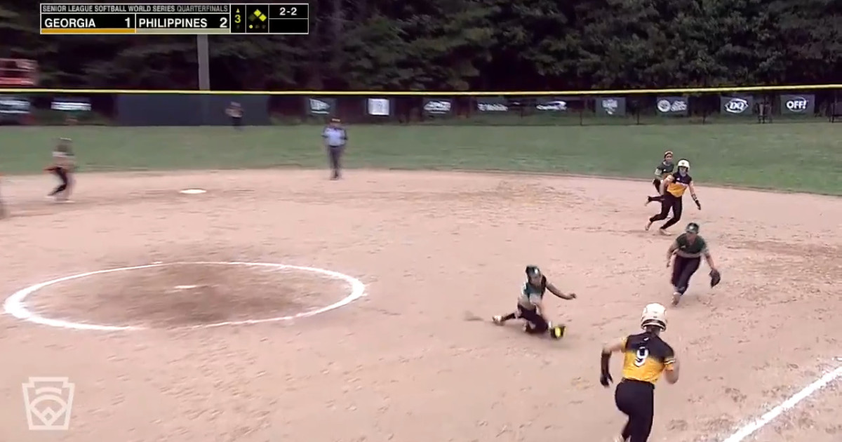 Erica Arnaiz's Diving Catch - Little League