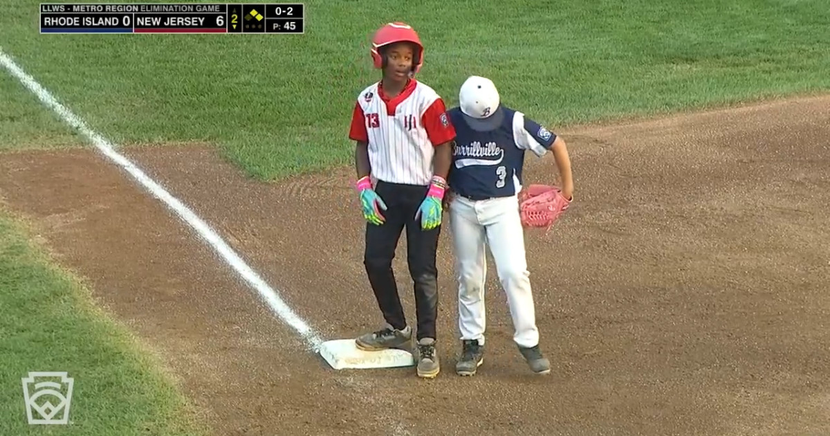 Tyler Ballard 2 RBI triple - Little League