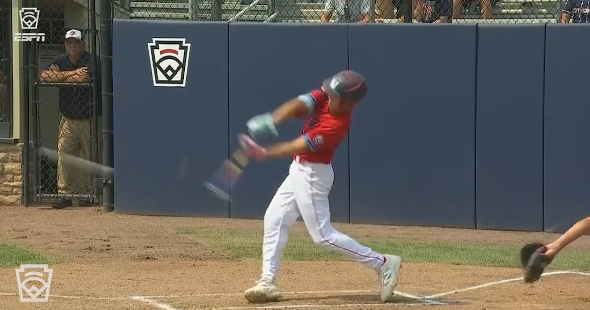 Ryan Delgado's RBI single - Little League