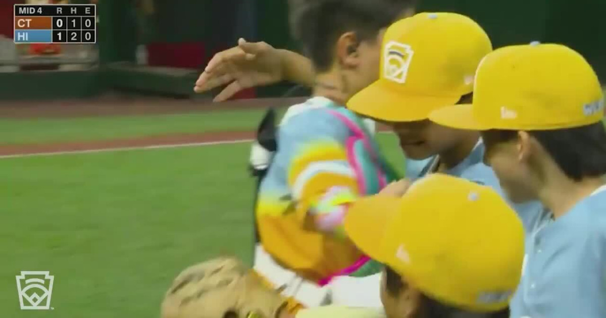 Logan Brokaw got the out - Little League