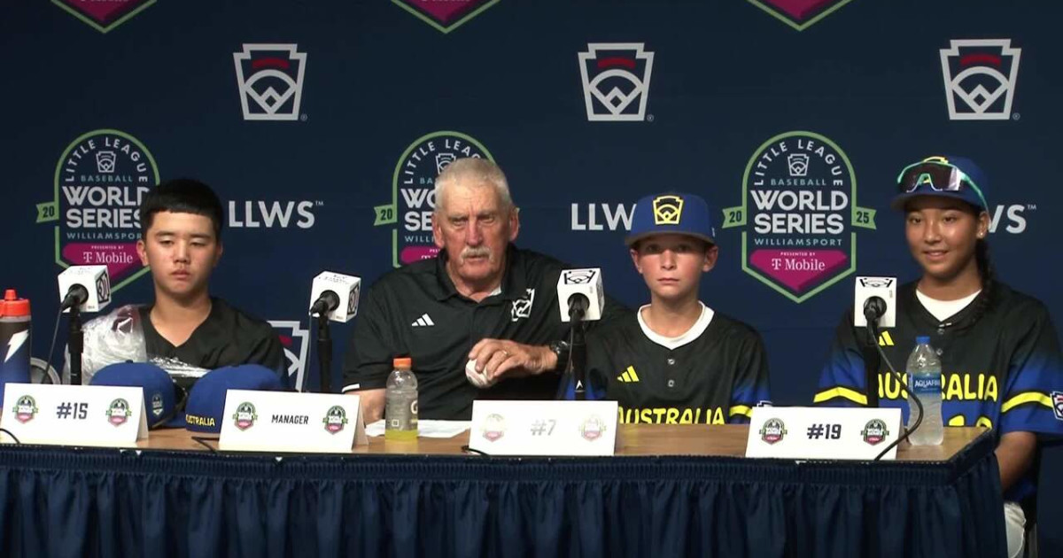 Game 13 Australia Press conference - Little League