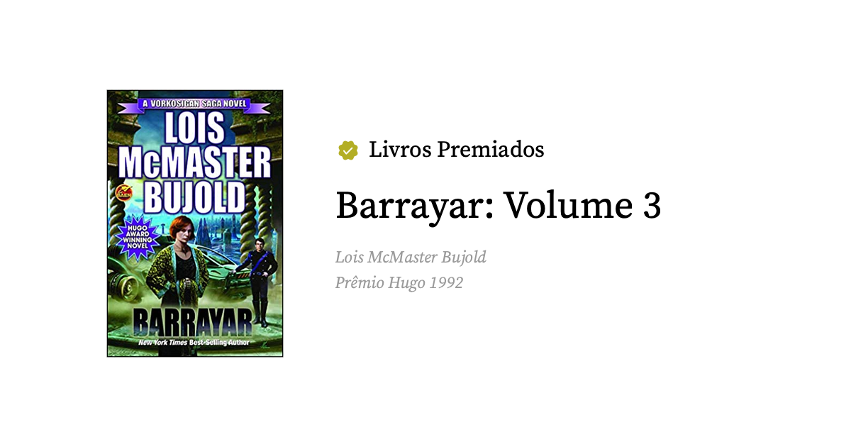Award Winning Books · Barrayar: Volume 3