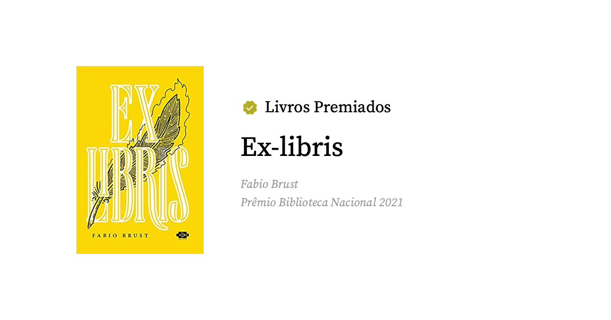 Livros Premiados · Ex-libris