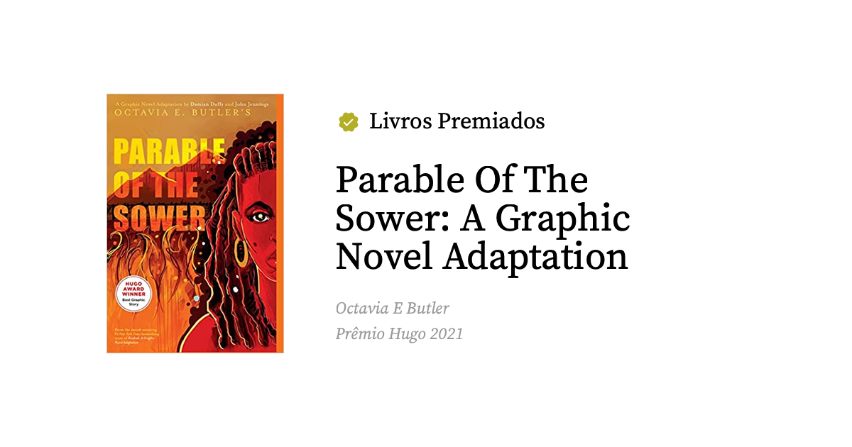 Award Winning Books · Parable of the Sower: A Graphic Novel Adaptation