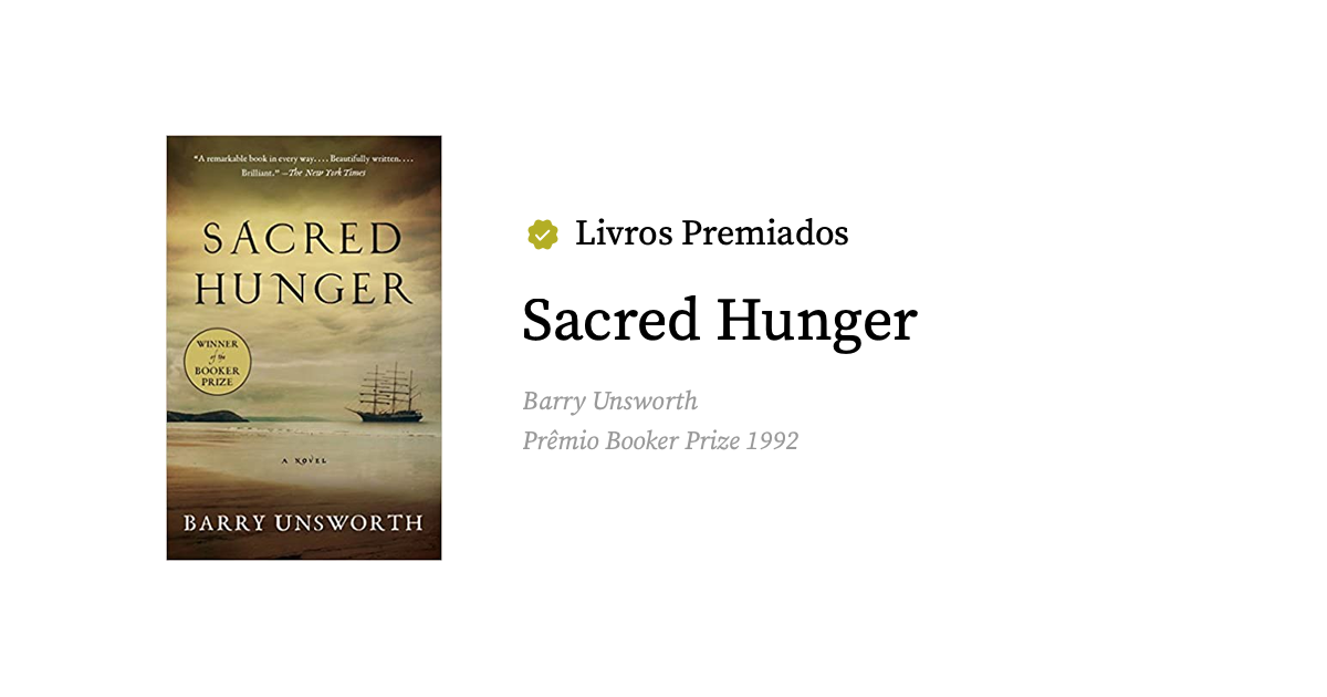 Award Winning Books · Sacred Hunger