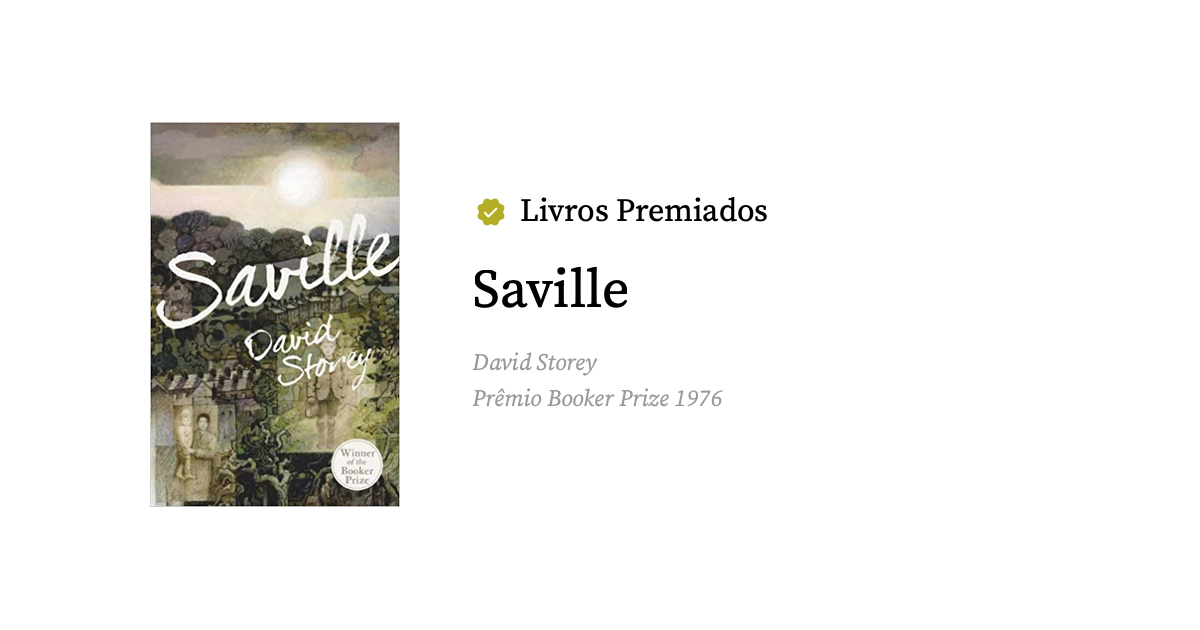 Award Winning Books · Saville