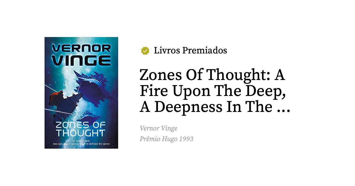 Award Winning Books · Zones of Thought: A Fire Upon the Deep, A ...