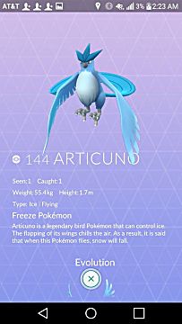 Articuno Moveset