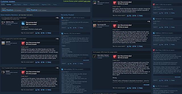 Steam updates customer review system – GameSkinny