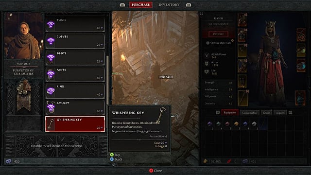 Diablo 4: How to Get and Use Whispering Keys – GameSkinny