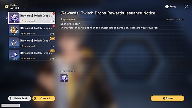 Honkai Star Rail: How to Redeem Twitch Drops and Link Accounts – GameSkinny