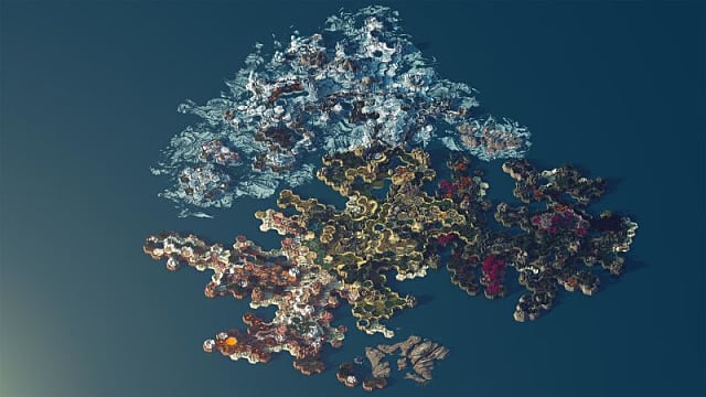 Humongous Hex Map Conjures Settlers Of Catan Minecraft
