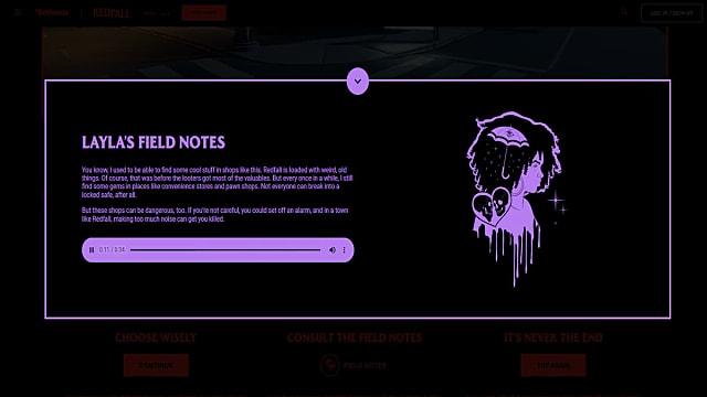Take Back Redfall Interactive Text Adventure Gives New Taste of ...