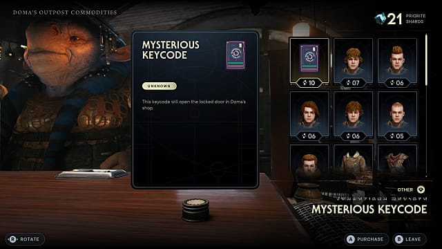 Star Wars Jedi: Survivor — Should You Buy the Mysterious Keycode ...