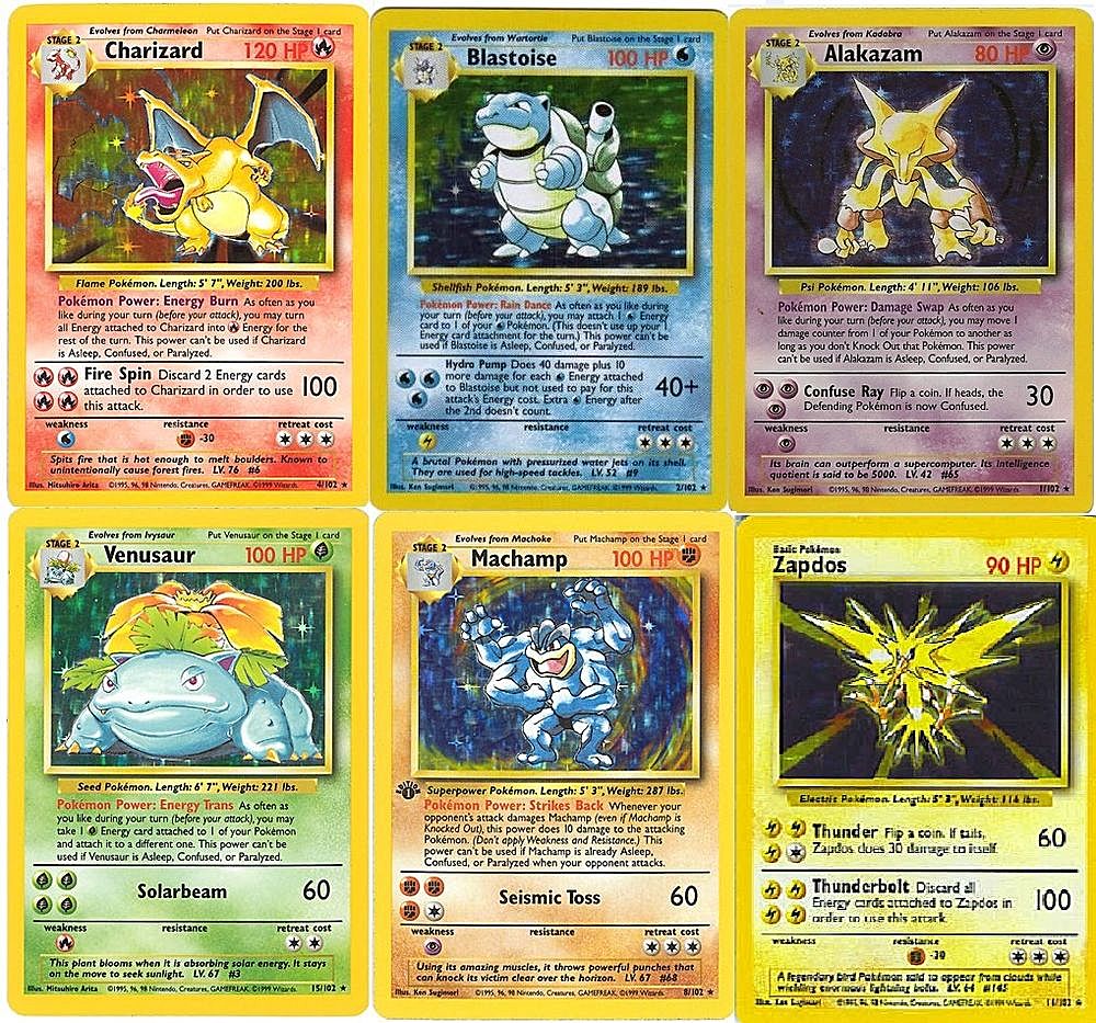 Pokemon Cards Pack Pokémon Card Energy Card Template Base Set Basic ...