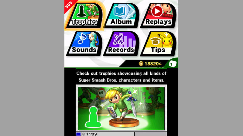 Nintendo Shows off Menus for Super Smash Bros 3DS | Super Smash Bros ...