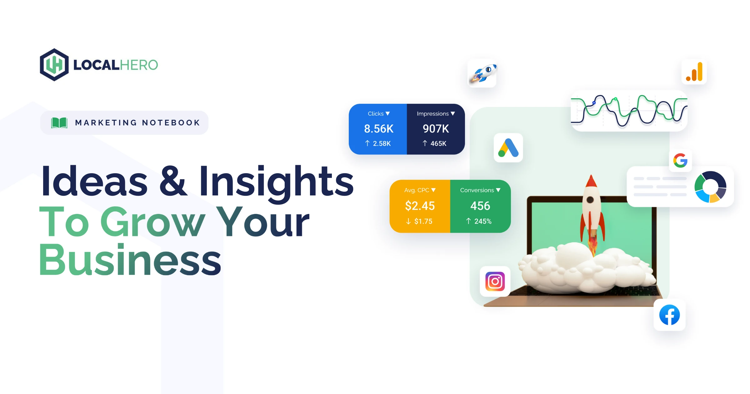 Local Marketing Notebook with Tips & Insights | iLocalHero