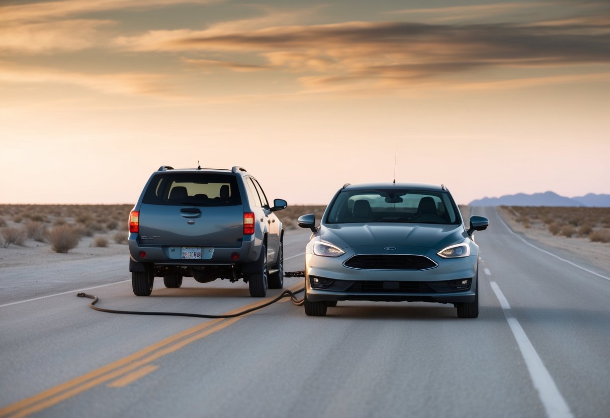 How to Tow a Car With Another Car - LACAR