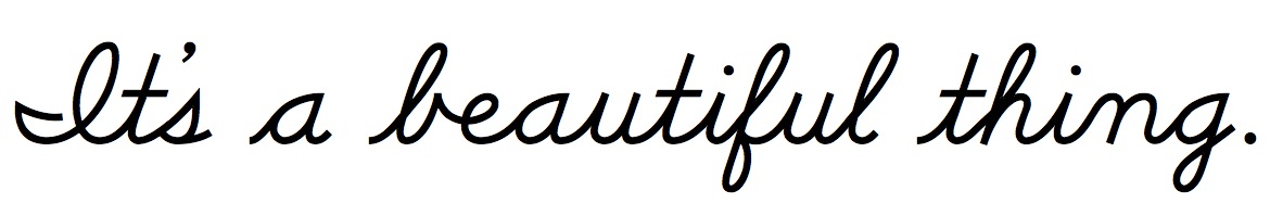 The Amazing School Cursive LOE Font Logic Of English