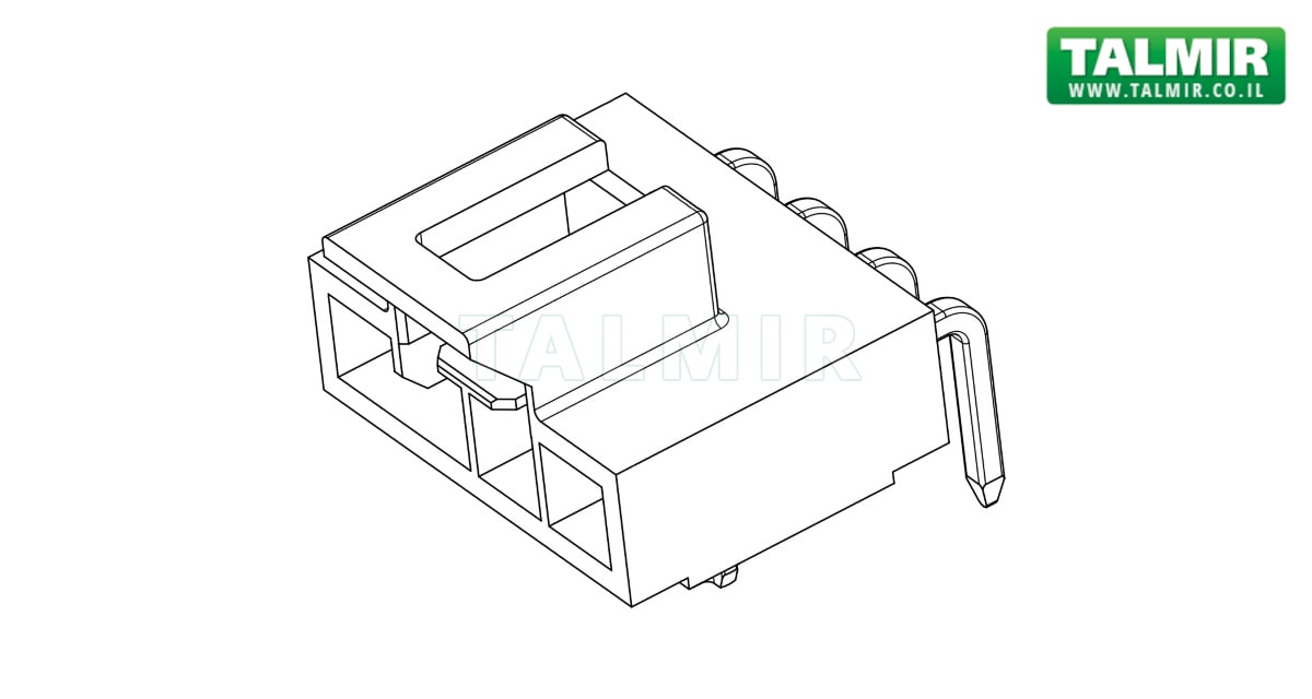 MOLEX 2.5MM PITCH NANO-FIT CONNECTORS קונקטורים, מחברים ומתאמים