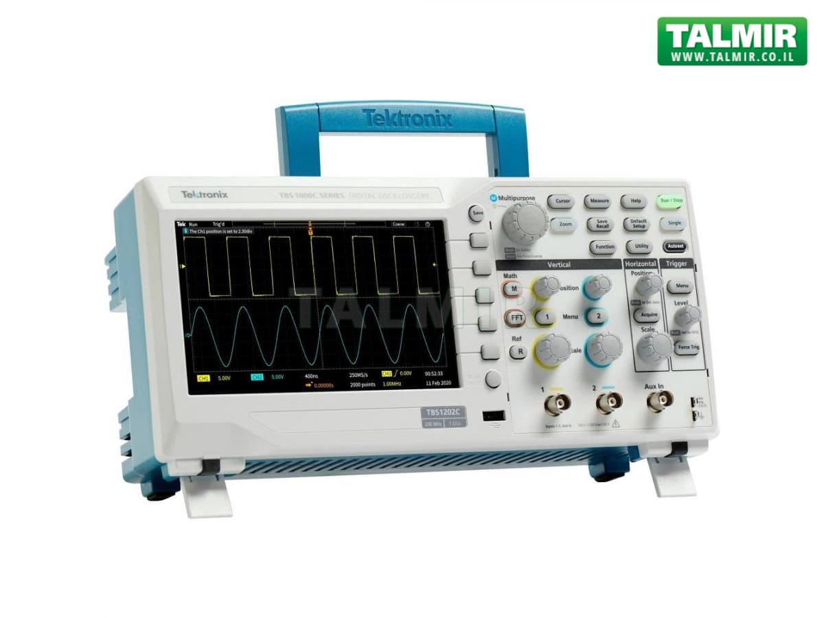 TEKTRONIX DIGITAL STORAGE BENCH OSCILLOSCOPES- TBS1000C SERIES ציוד ...