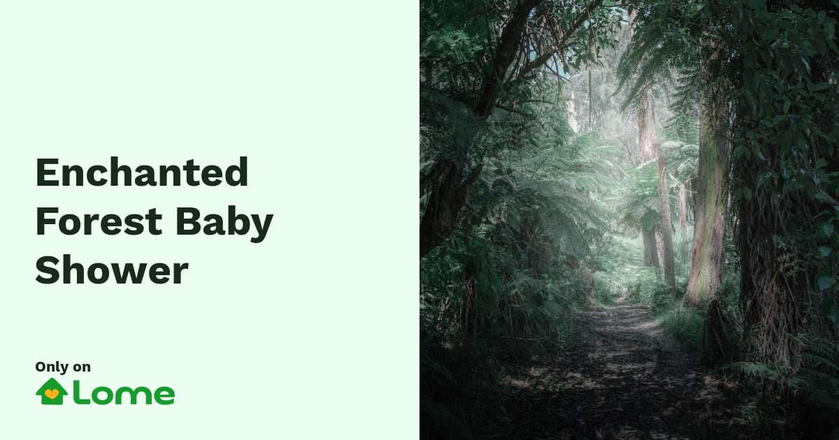 Enchanted Forest Baby Shower | Baby Shower Sign Ups and Invitation ...