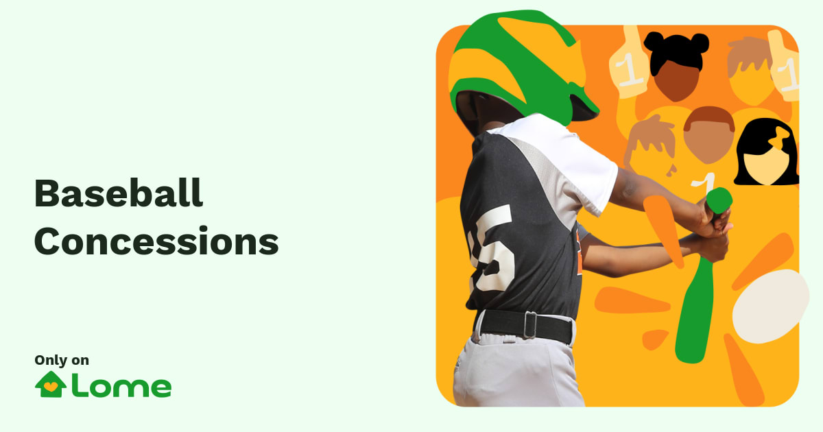 Baseball Concessions | Concessions Sign Ups and Invitation Themes on Lome