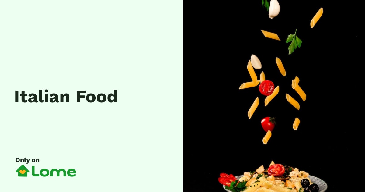 Italian Food | Dinner Party Sign Ups and Invitation Themes on Lome