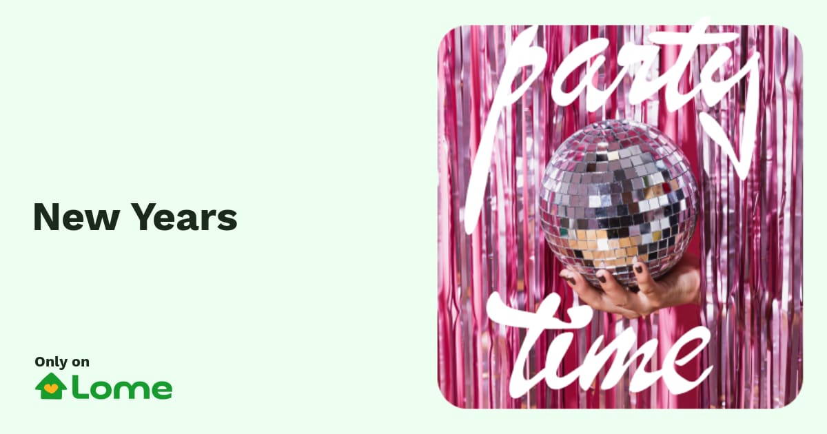 New Years | Holiday Sign Ups and Invitation Themes on Lome