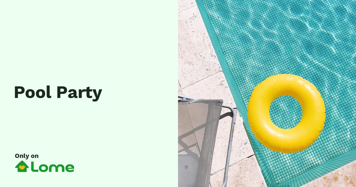 Pool Party | Party Sign Ups and Invitation Themes on Lome
