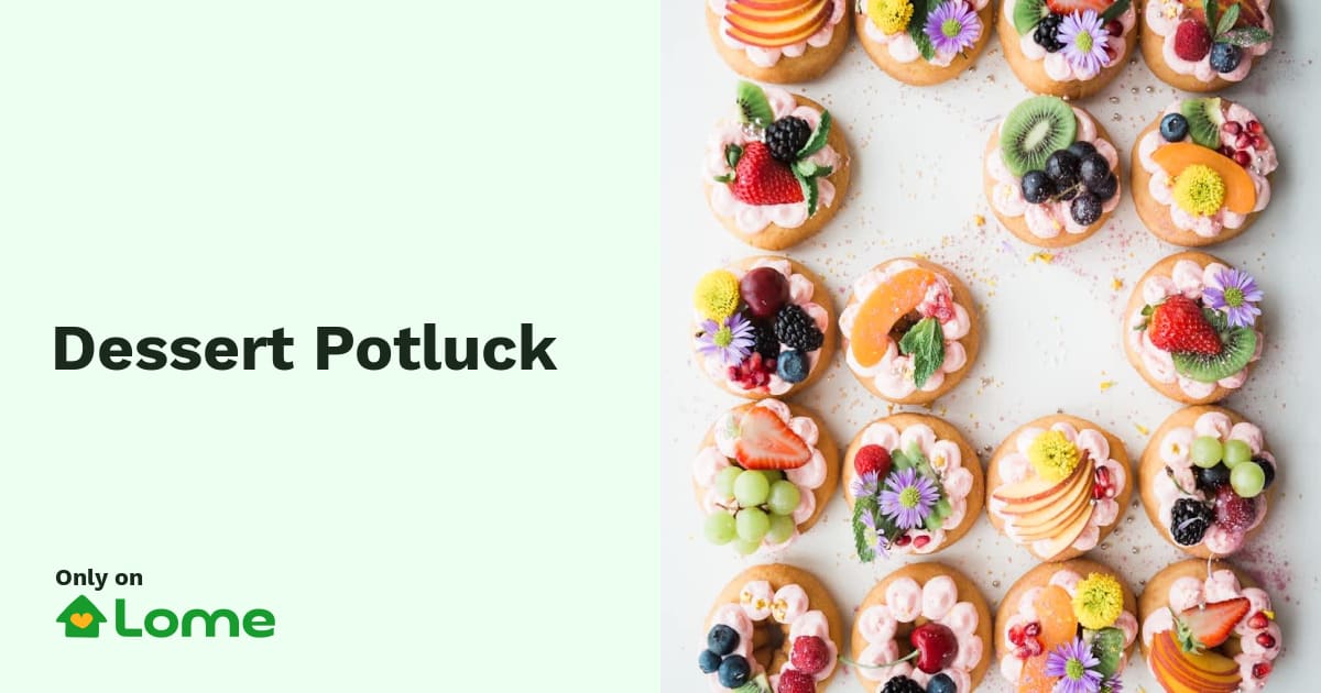 Dessert Potluck | Potluck Sign Ups and Invitation Themes on Lome