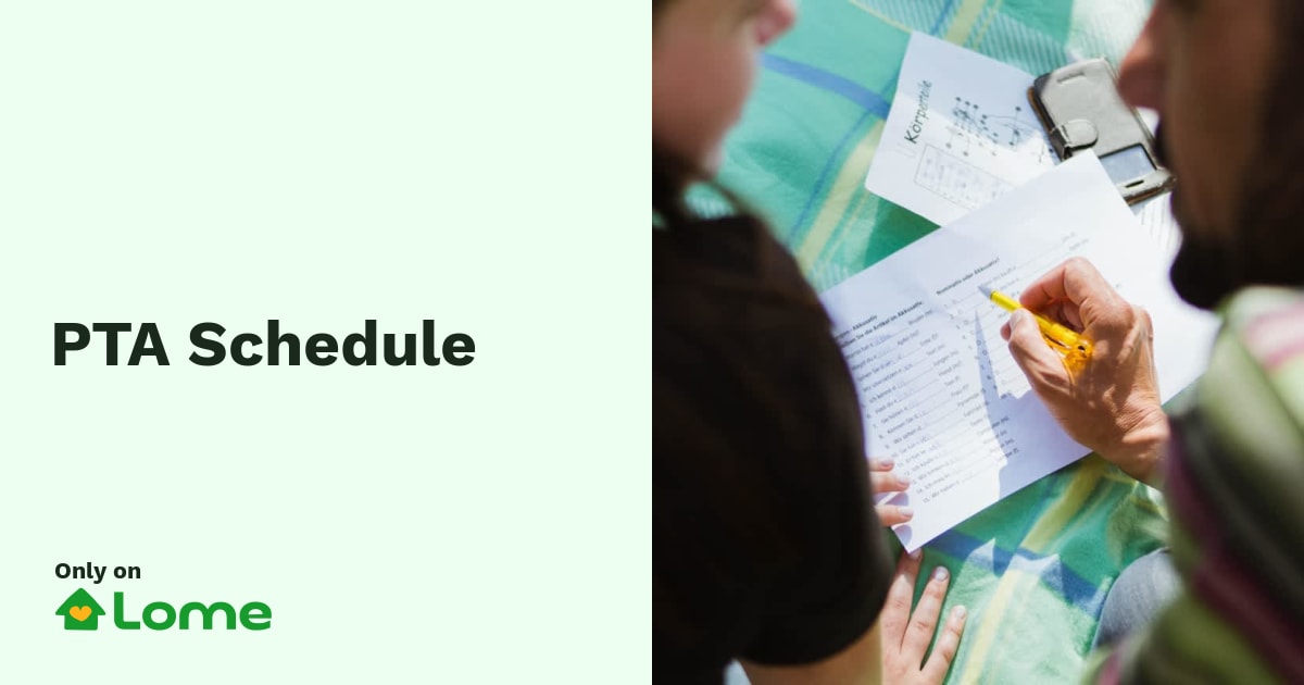 PTA Schedule | PTA Sign Ups and Invitation Themes on Lome